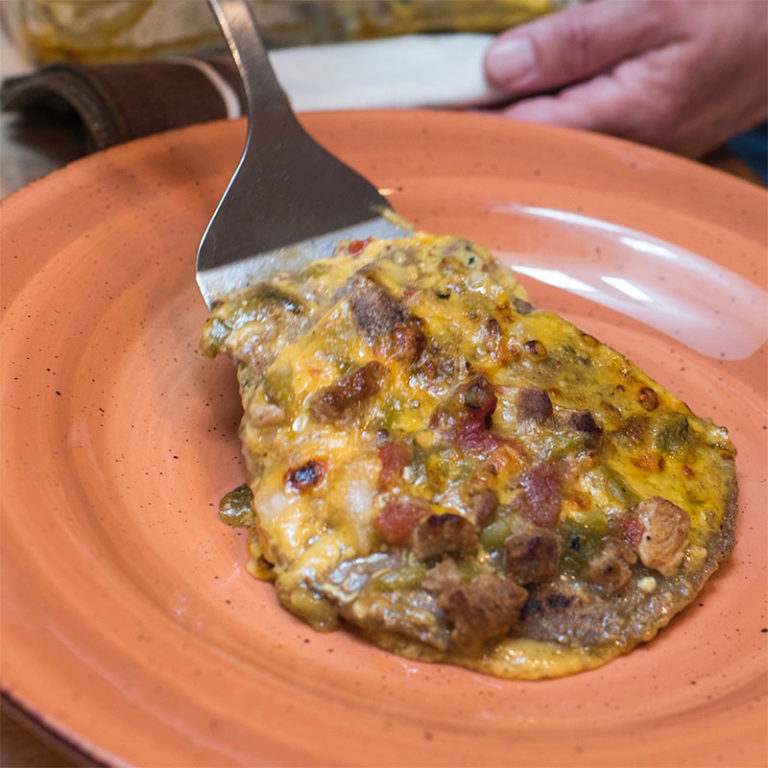 Casa Alvarez Green Chile Blue Corn Enchiladas - Casa Alvarez Foods